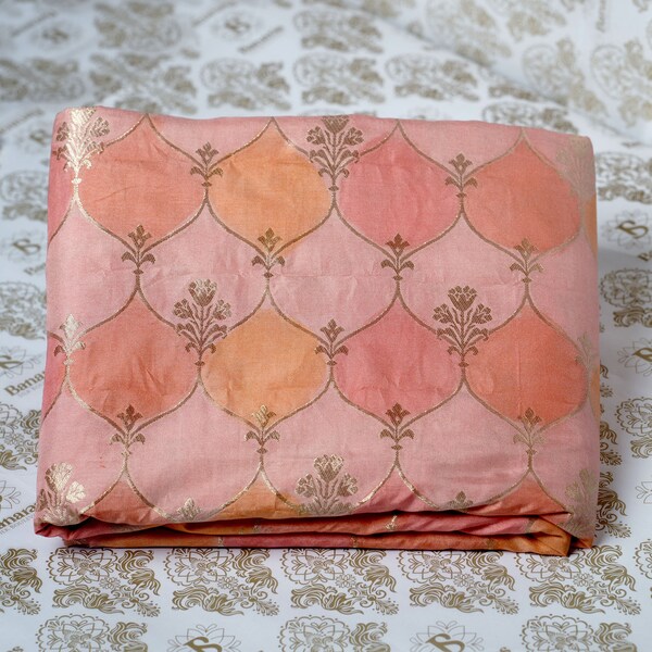 Orange Pink Fabric - Etsy