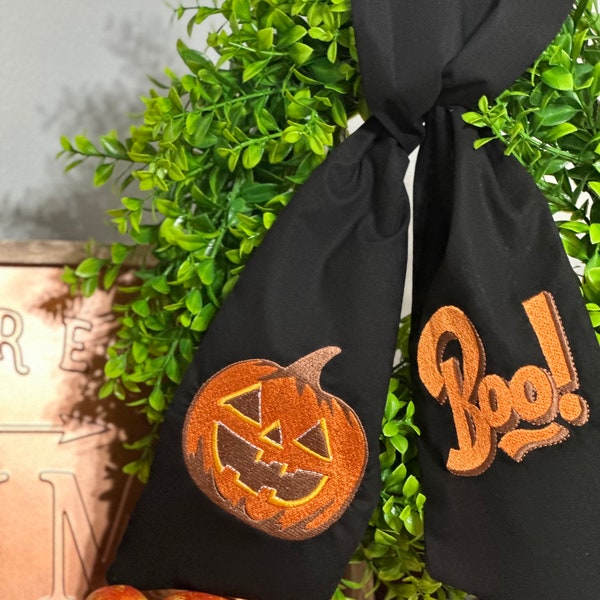Halloween Wreath Sash - Etsy