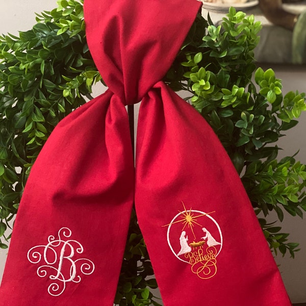 Christmas Sash - Etsy