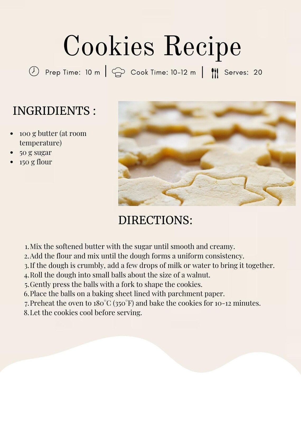 Aesthetic Editable Recipes Templates Bundle Printable for Organization ...