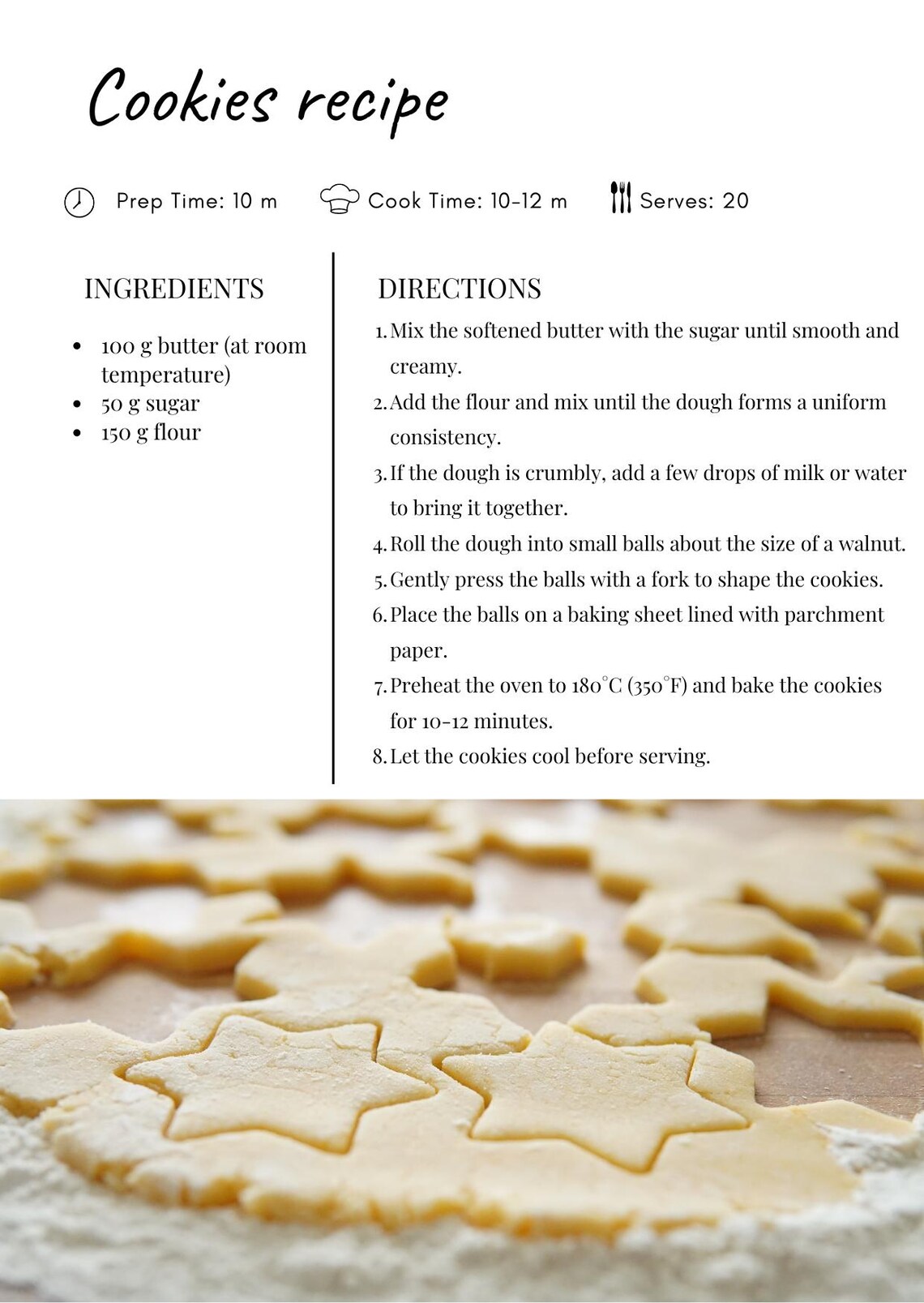 Aesthetic Editable Recipes Templates Bundle Printable for Organization ...