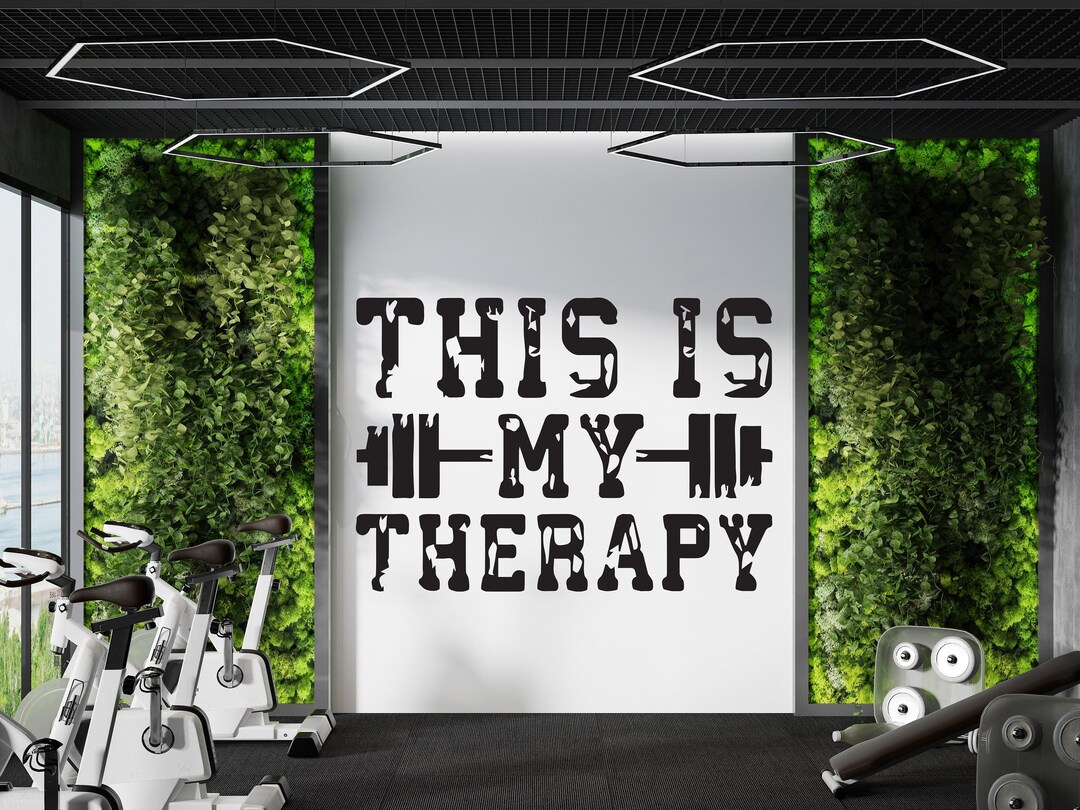 Gym Decal Gym Wall Decal Gym Wall Sticker Gym Wall Art Home Decor Wall ...