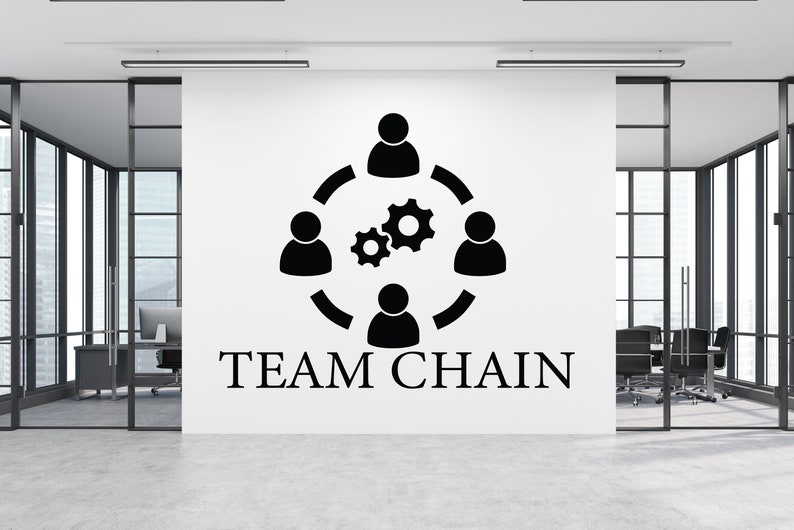 Teamwork Decal Teamwork Wall Decal Teamwork Wall Sticker - Etsy