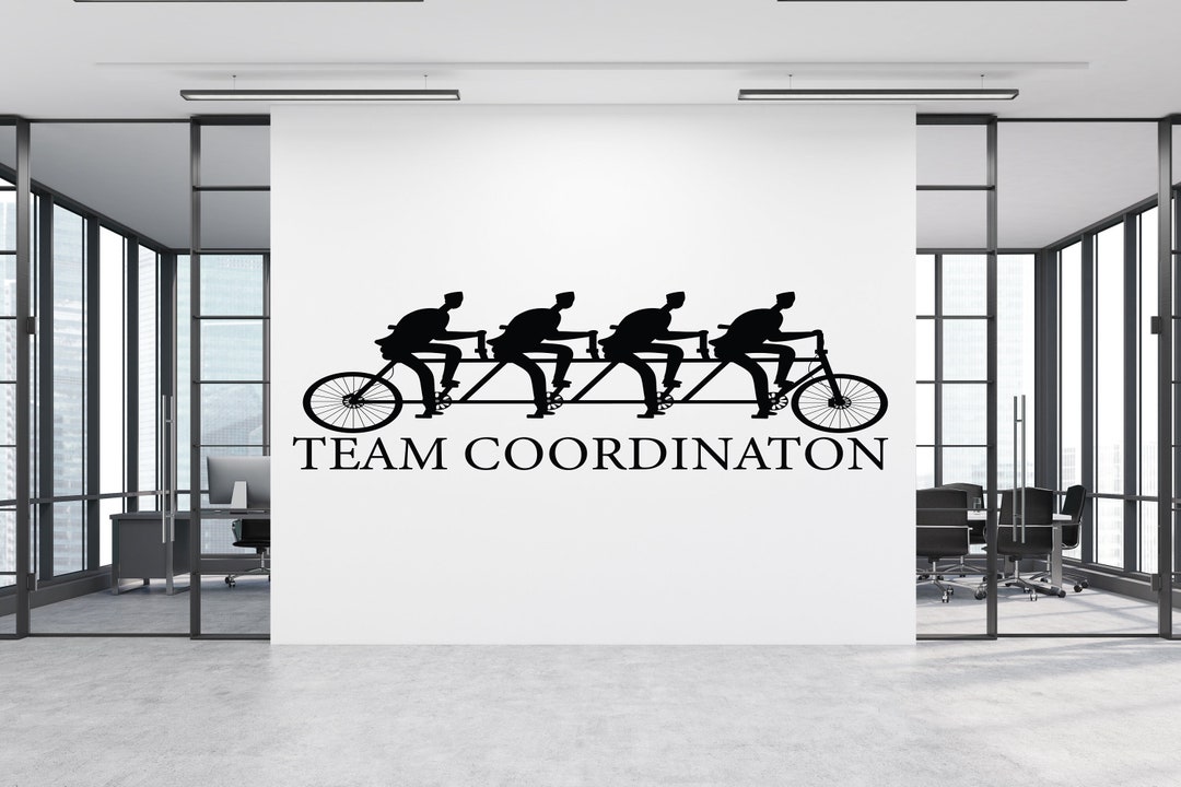Teamwork Decal Teamwork Wall Decal Teamwork Wall Sticker Teamwork Wall ...