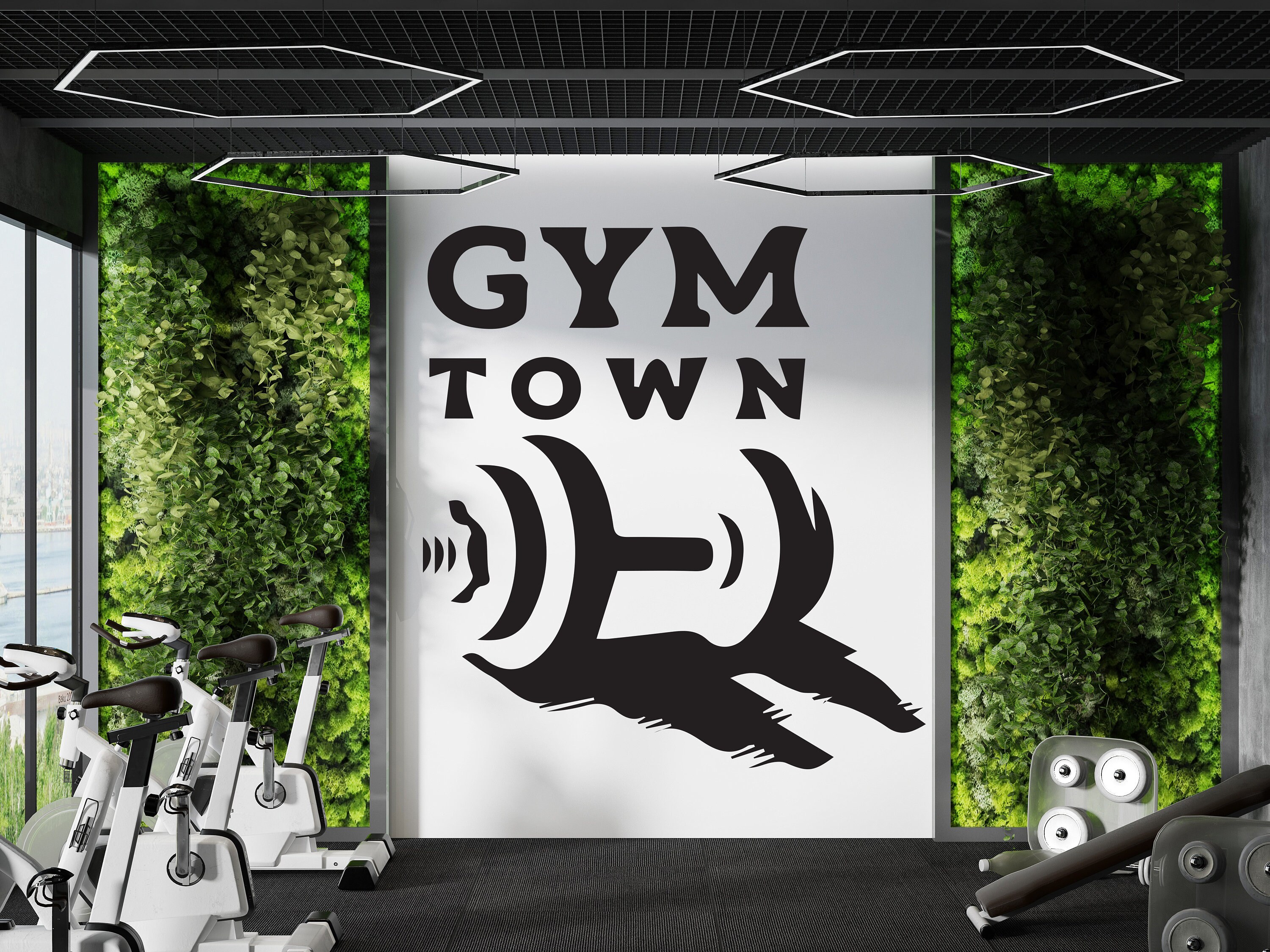 Gym Decal Gym Wall Decal Gym Wall Sticker Gym Wall Art Home Decor Wall ...
