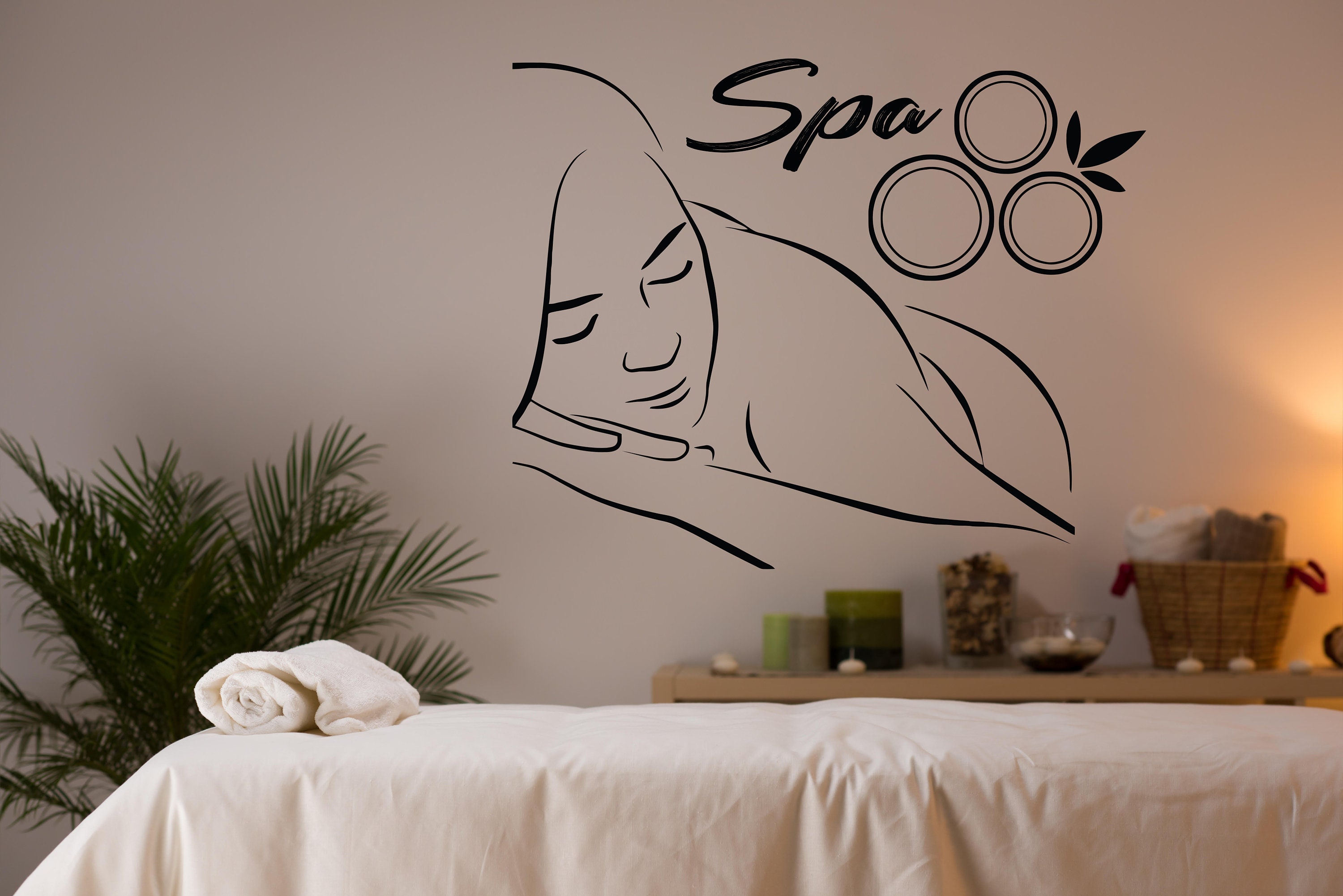 Spa Decal Spa Wall Decal Spa Wall Sticker Spa Wall Art Home Decor Wall ...