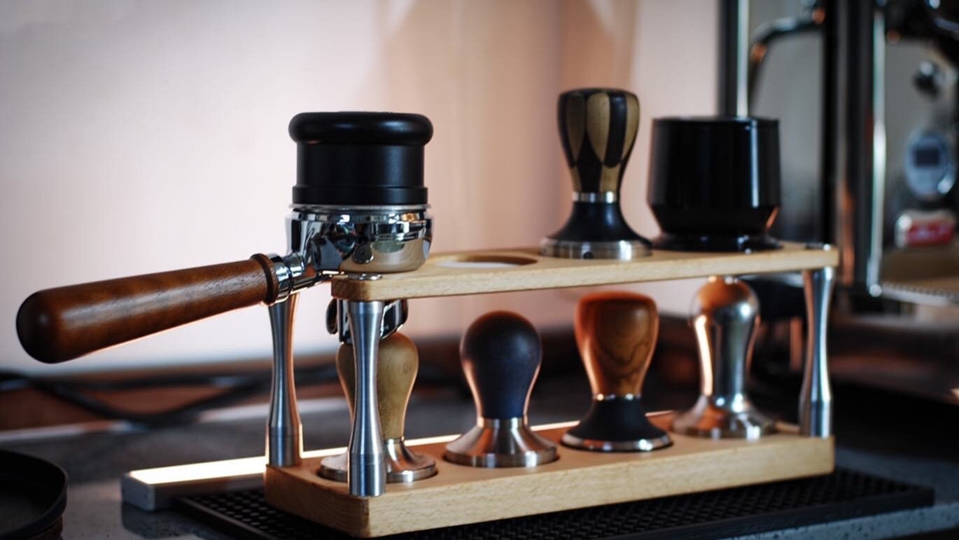 2 Levels Wooden Tamping Station W/ Tamper Stand - Etsy