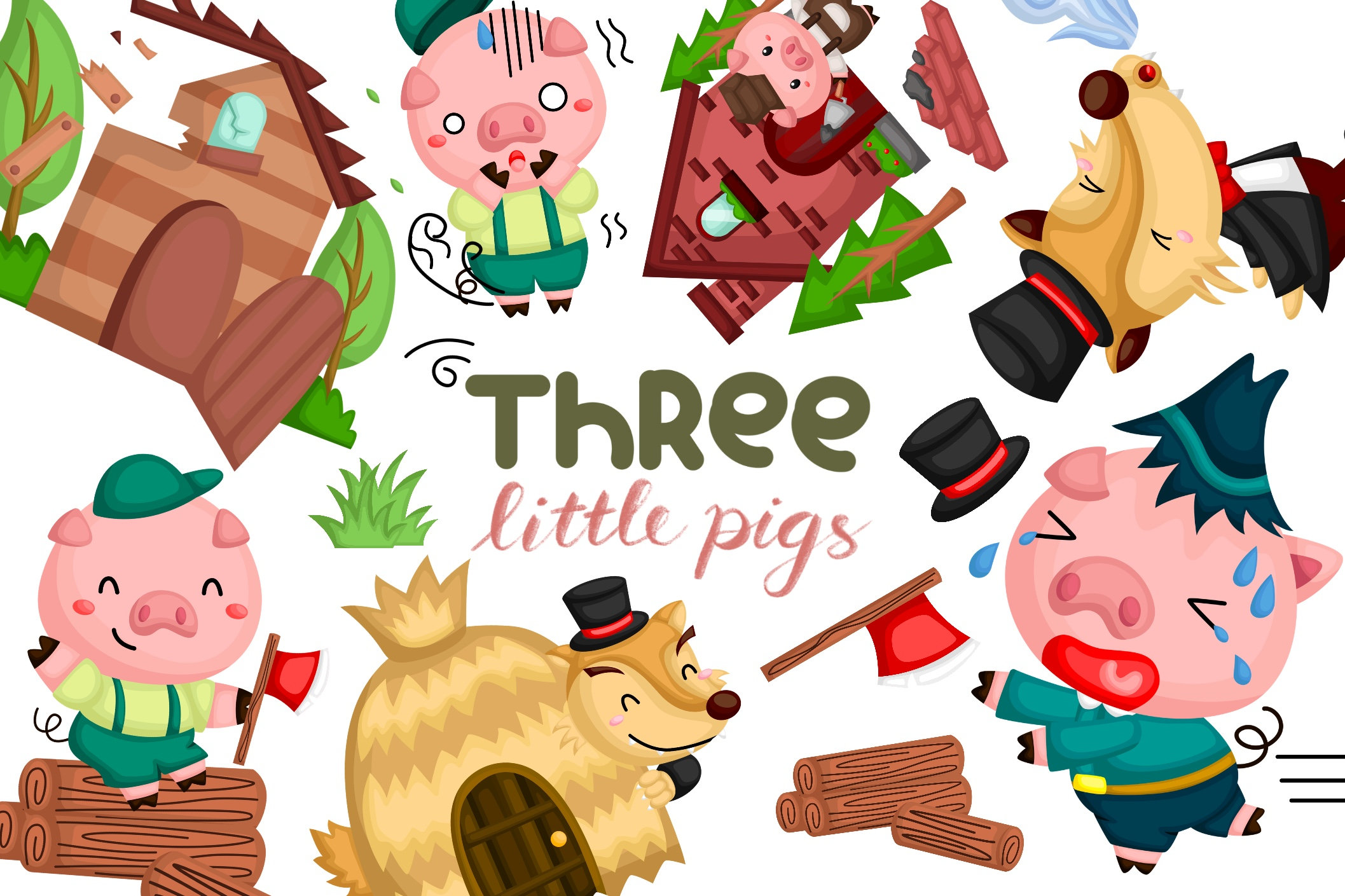 Storybook Characters Clipart