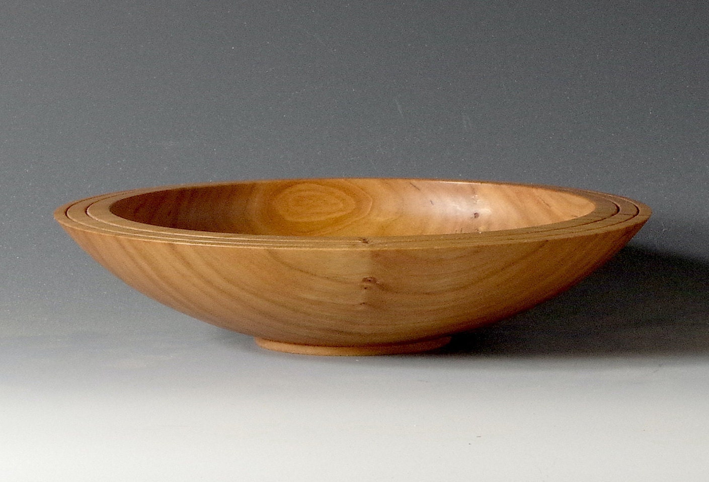 Cherry Wood Bowl - Etsy