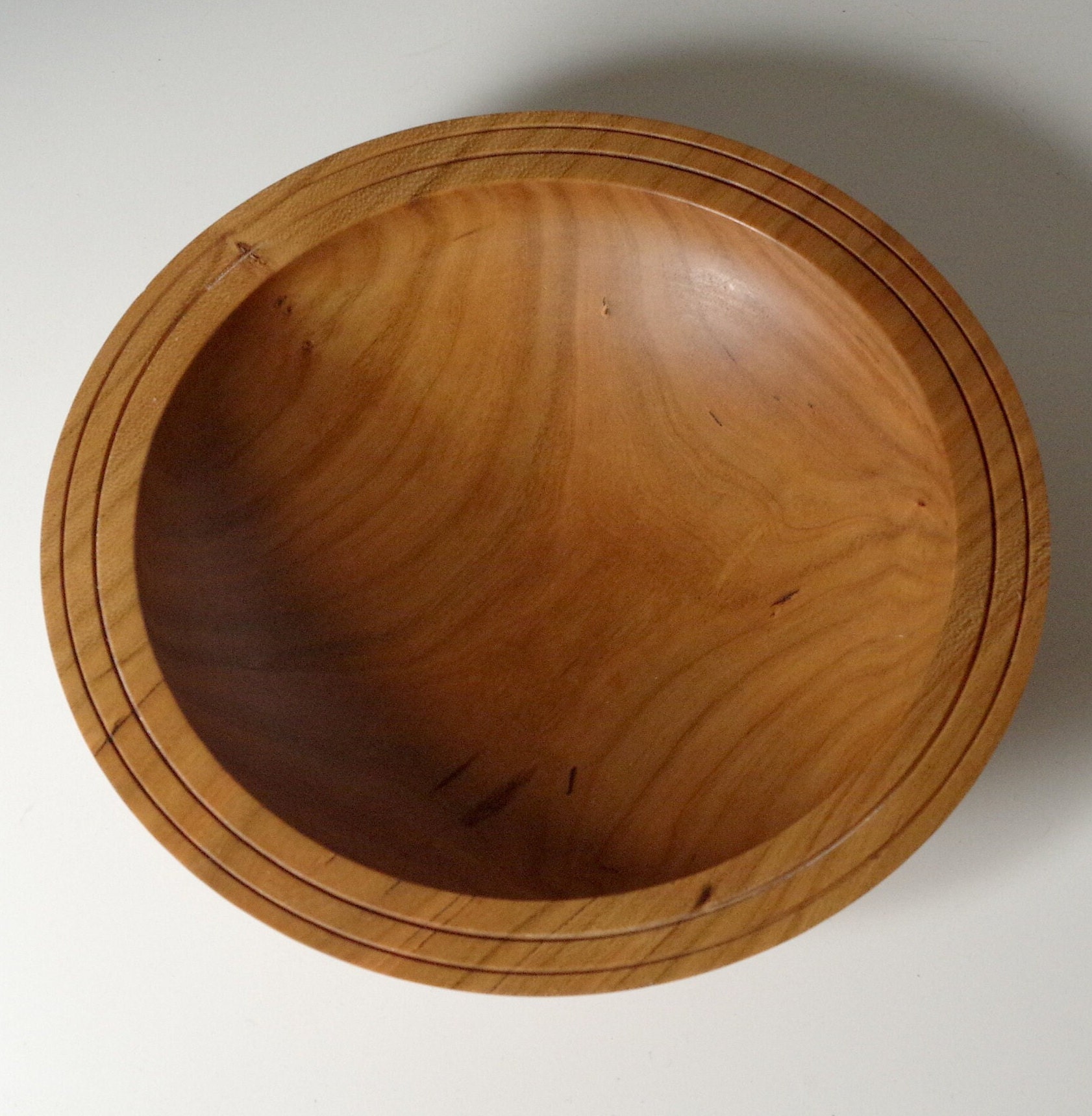 Cherry Wood Bowl - Etsy