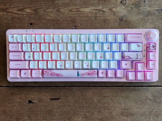 Sakura 67 Custom Mechanical Keyboard Sakura Linear - Etsy