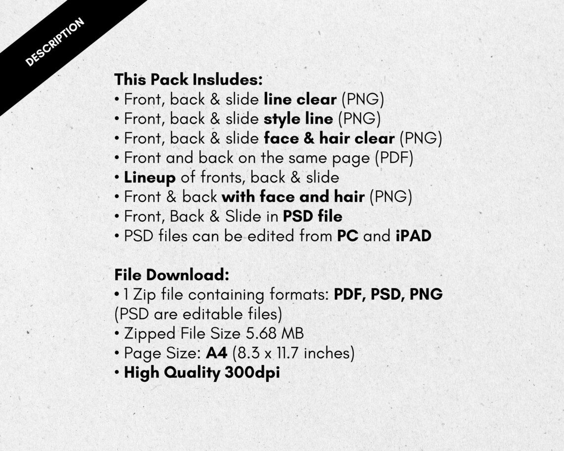 Maternity Fashion Figure / Pregnancy croquis template Front - Etsy Italia