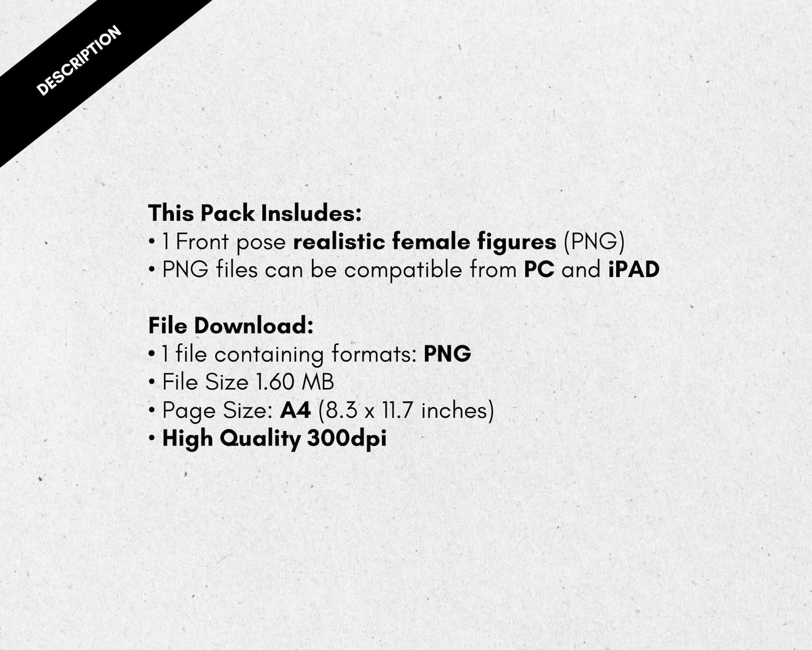 Realistic Model Female Figures • Colored Croquis Template • PNG File ...