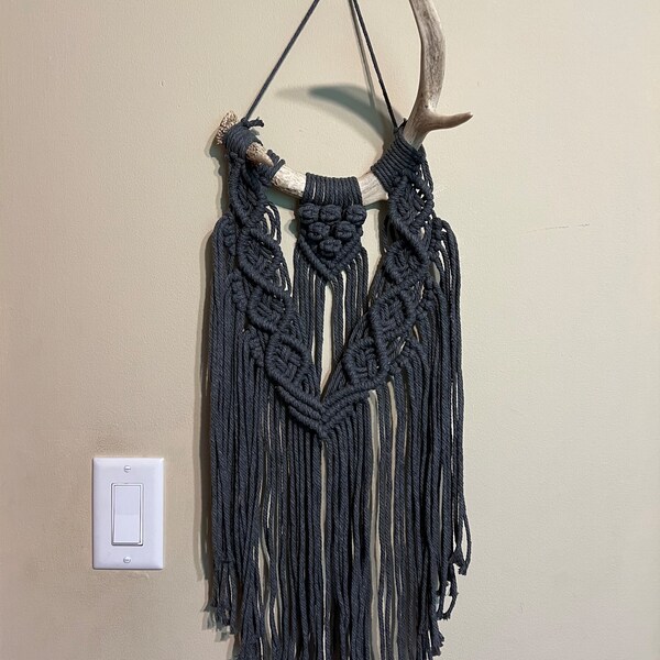 Deer Antler Macrame - Etsy