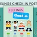 Feelings Check-in Chart, Emotions Poster, Feelings Chart, Emotion ...