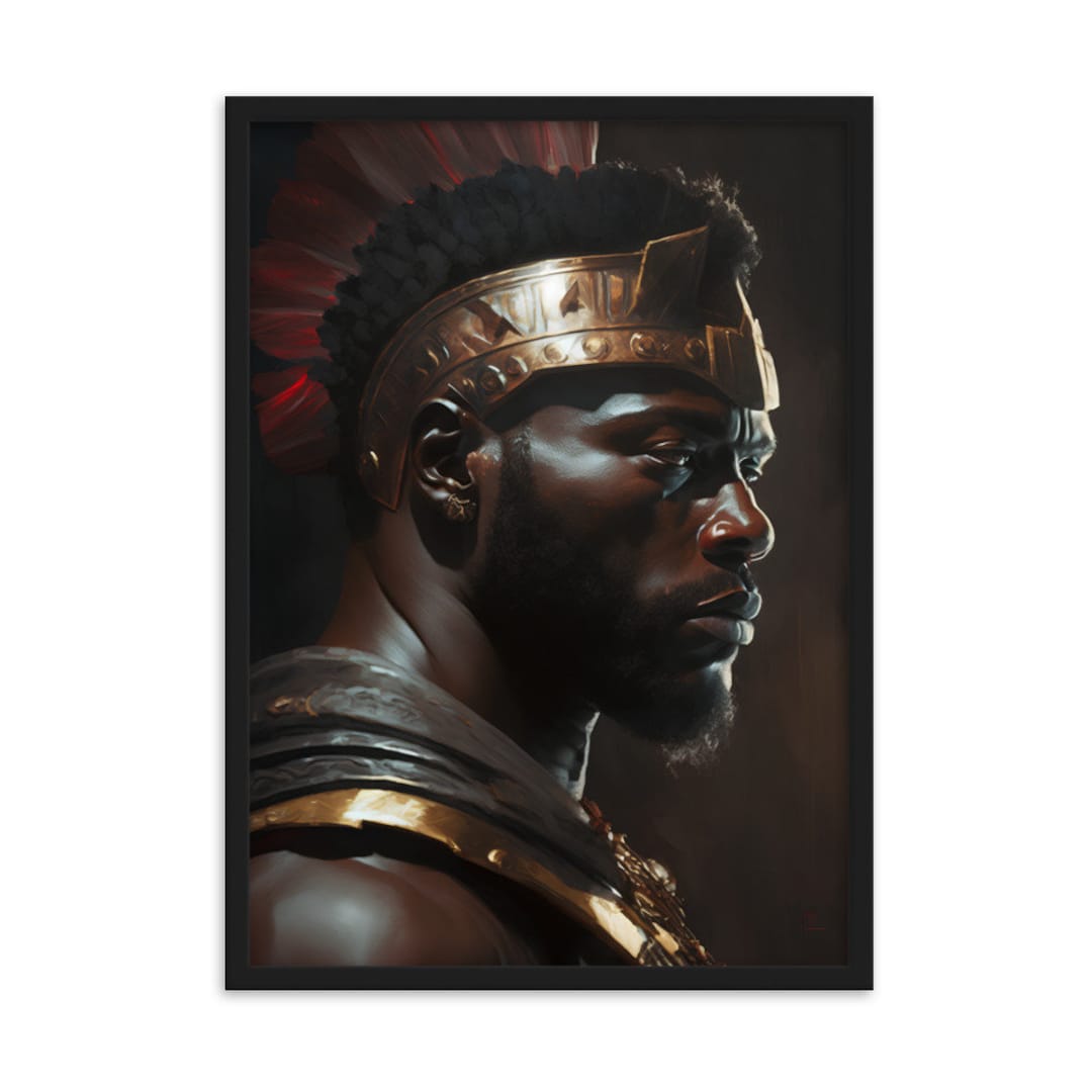 Kings of Africa Oil Painting | Young Hannibal Barca Portrait | Wakanda ...