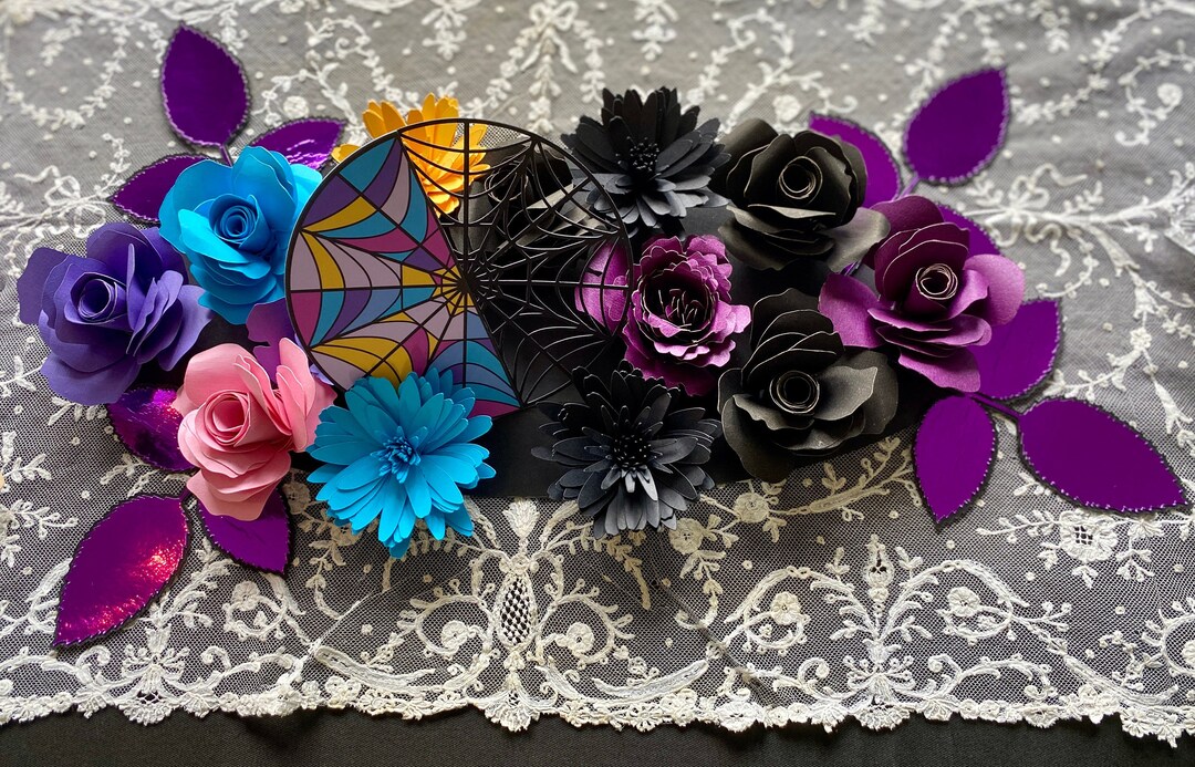 Wednesday Addams and Enid Centerpiece - Etsy