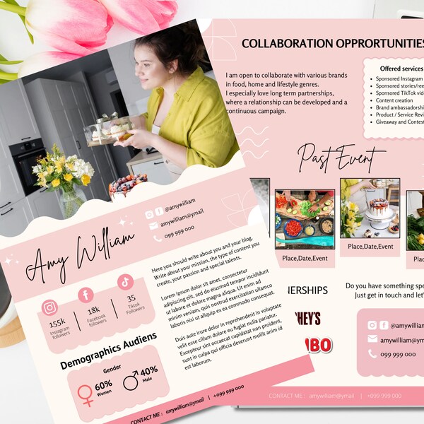 Speaking Engagements Flyer - Etsy