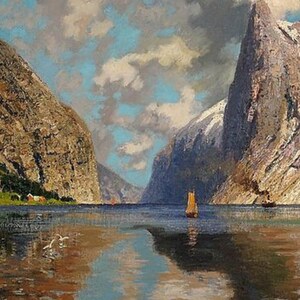 Fjord | Fjords Printable Wall Art | Fjord Prints Japan | Fjord Poster ...
