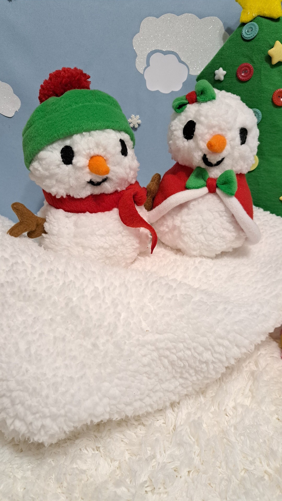 Snow Plushie - 2 Styles - Etsy