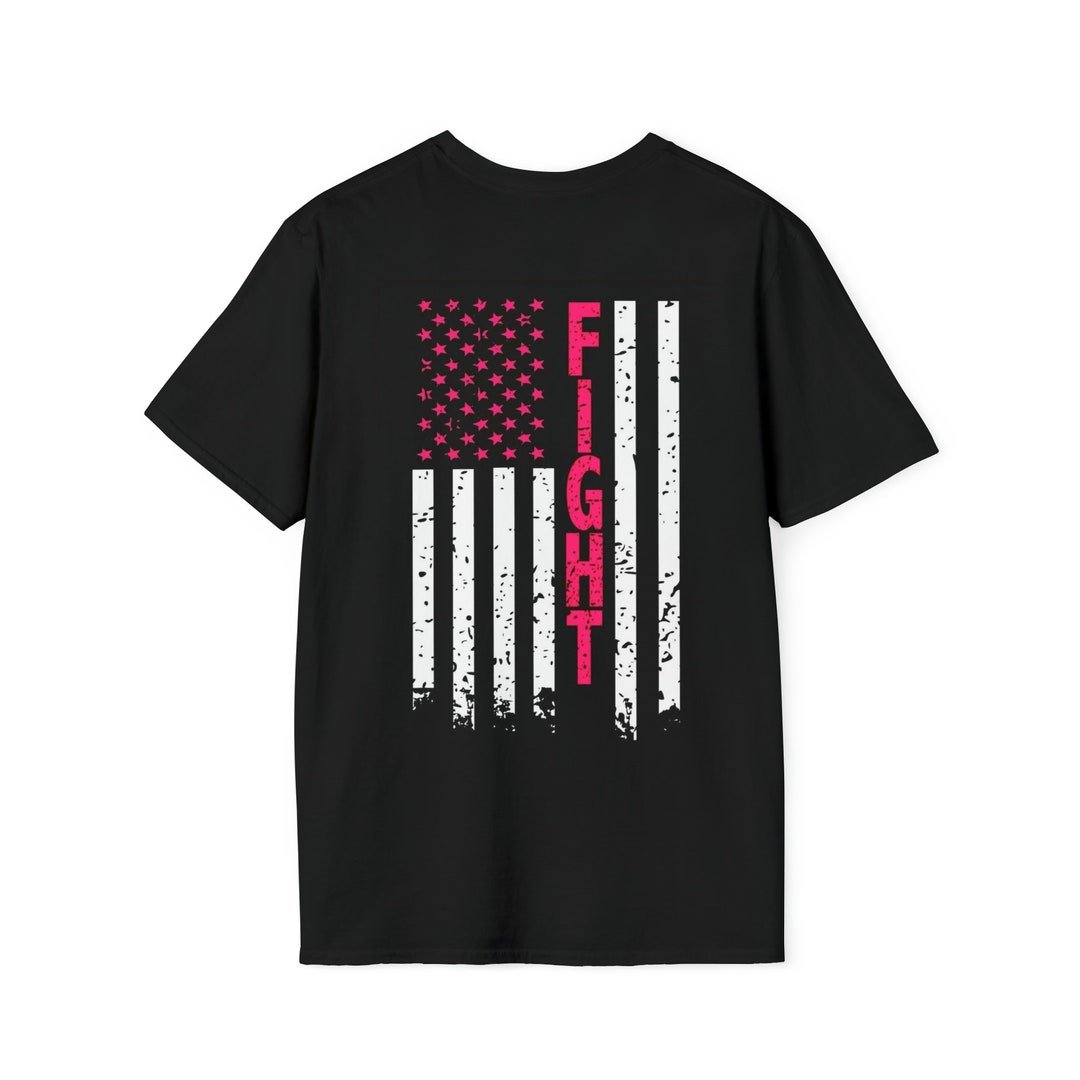 Breast Cancer Awareness T-shirt | Fight Like a Girl Ribbon Tee | Pink ...