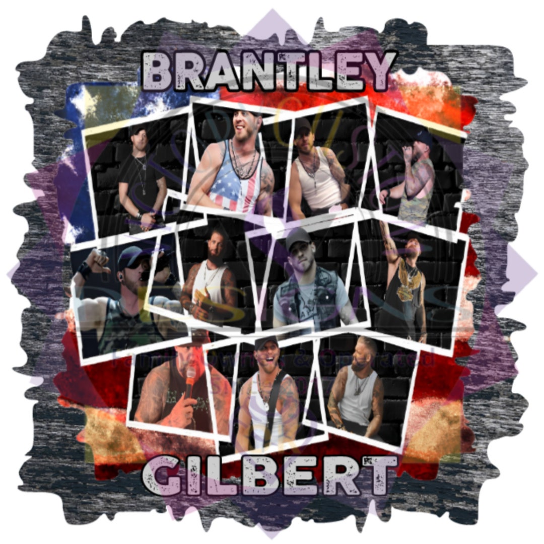 Brantley Gilbert Shirt PNG: Country Music Sublimation Design (instant ...