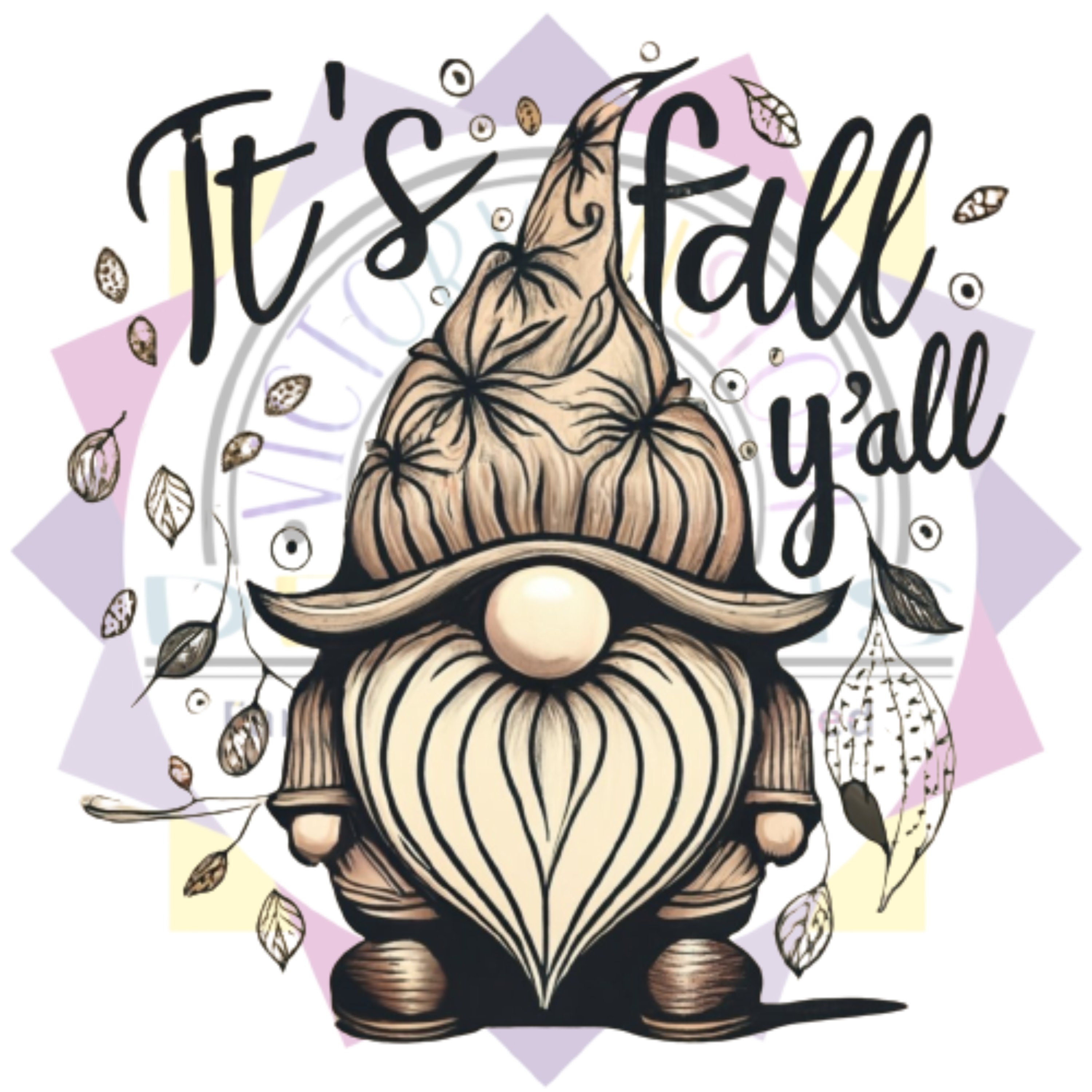 Retro Fall Gnome PNG Fall Png Gnome PNG Png File Instant Download ...