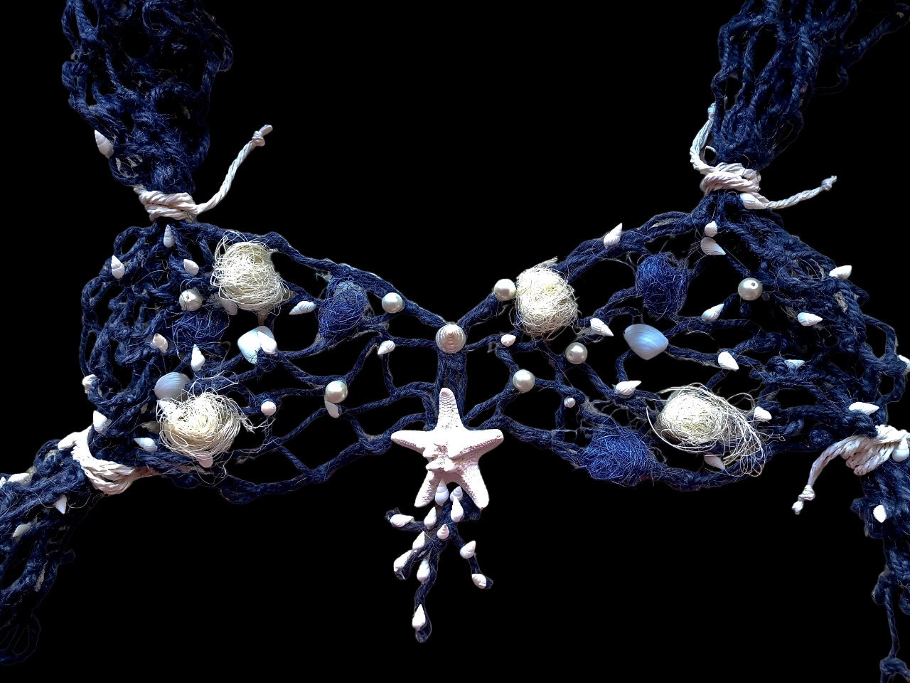 Mermaid Blue Net Bra All Sizes Adjustable - Etsy