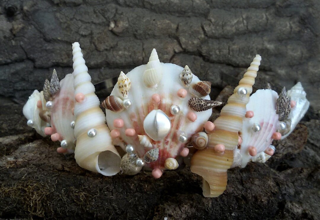 Mermaid Headband, Seashell Crown, Halloween Costume - Etsy
