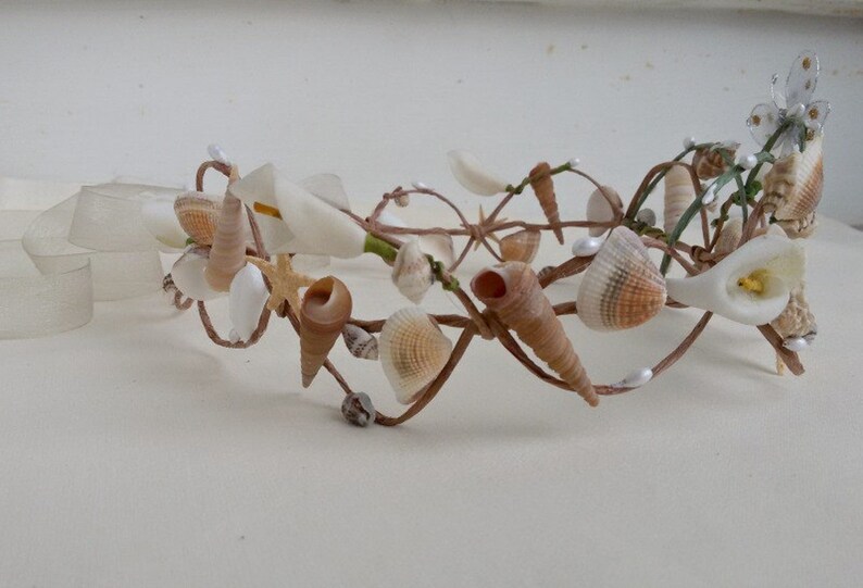 Seashell Hair Crown: Beach Bride Mermaid Tiara - Etsy