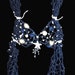 Mermaid Blue Net Bra All Sizes - Adjustable - US Customs Fees Included ...