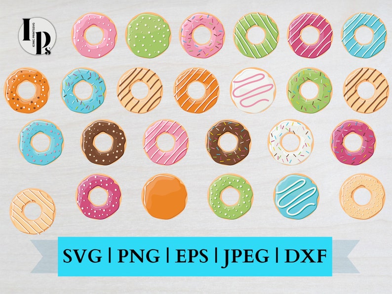 Donut Svg Donut Svg Bundle Donut Clipart Donut Png - Etsy