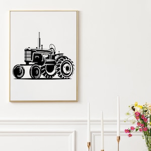 Old Tractor Svg| Tractor Svg| Tractor Clipart| Tractor Files for Cricut ...