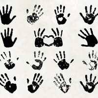 Hand Print - Etsy