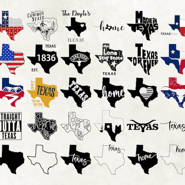 Texas Svg - Etsy