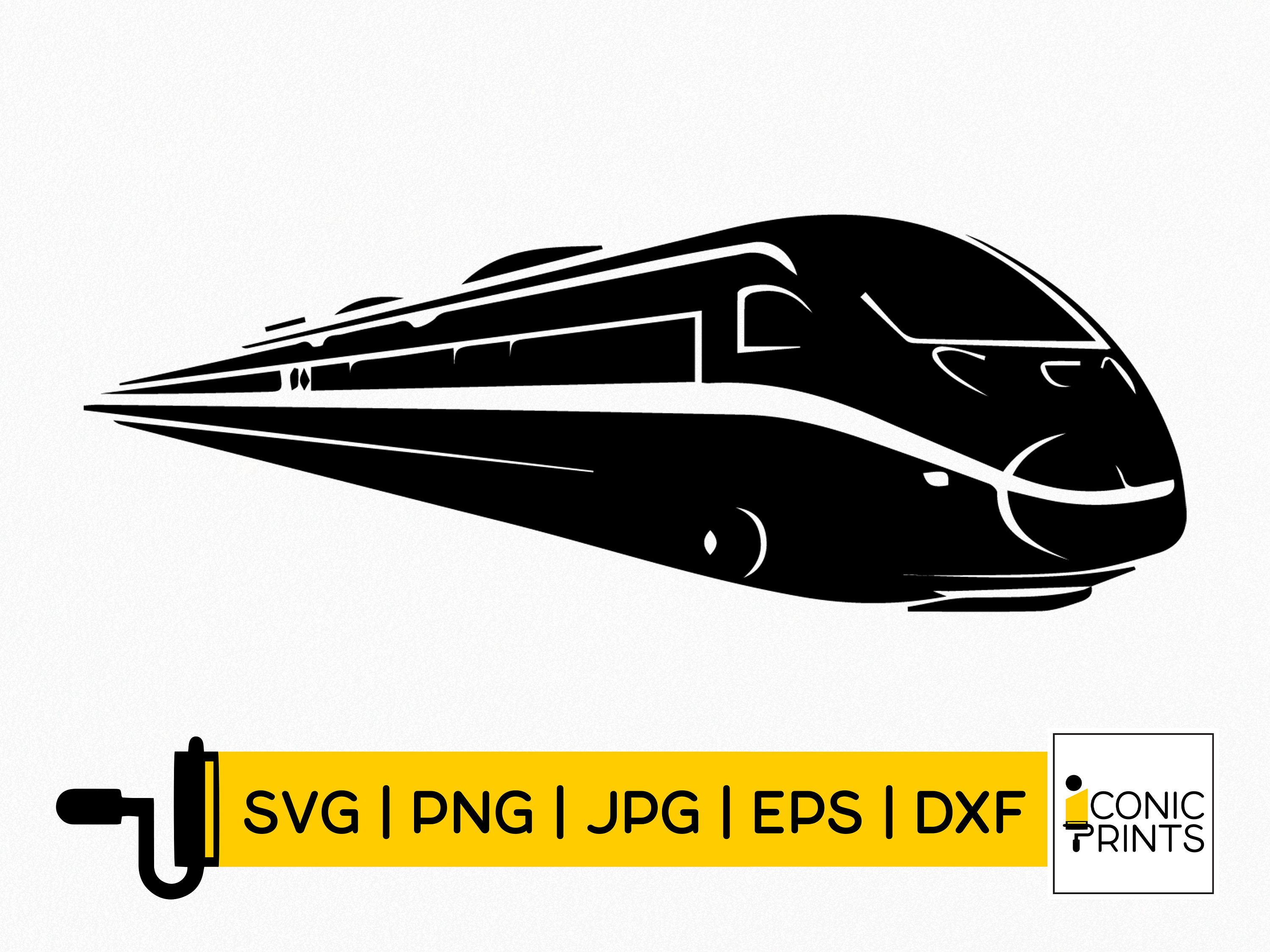 Train Svg Bullet Train Svg Train Clipart Train Png Travel Svg Cut File ...