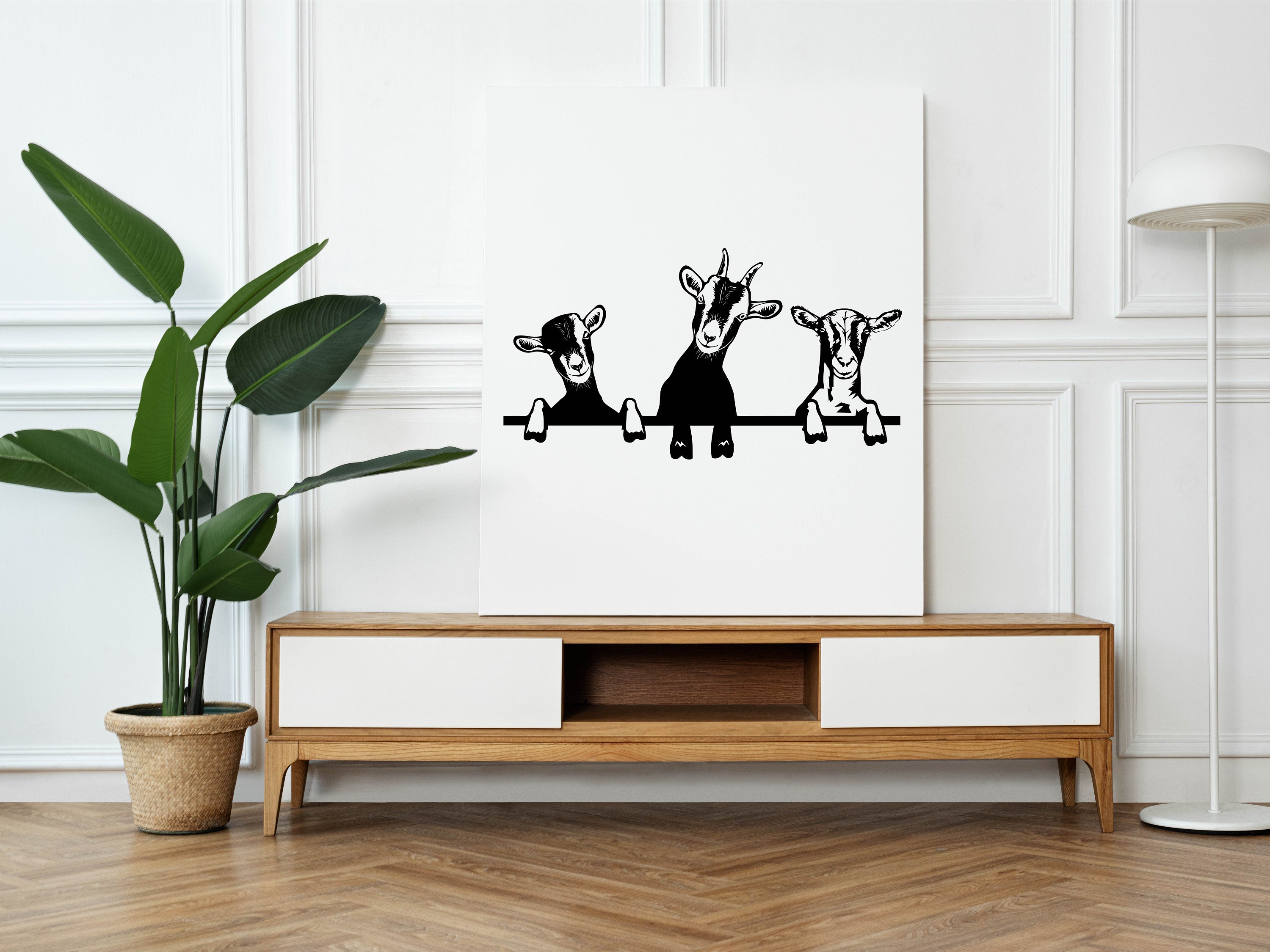 Svg Сurious Funny Goat, Billy Goat, Ibex, Animal, Head With Hoof, Farm ...