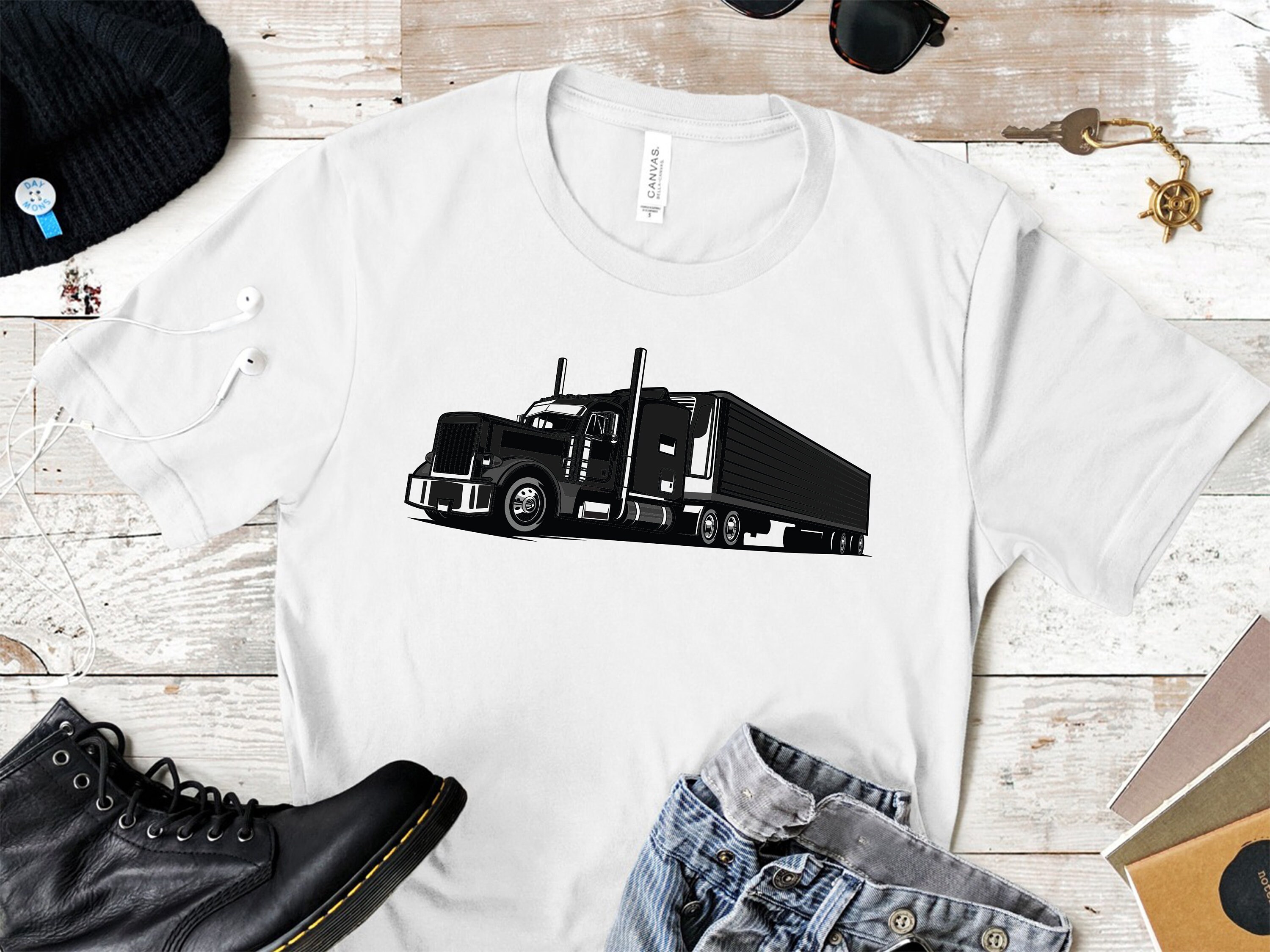 Semi Truck Svg Truck Driver Svg Trucker Svg US Truck Svg Svg Files for ...