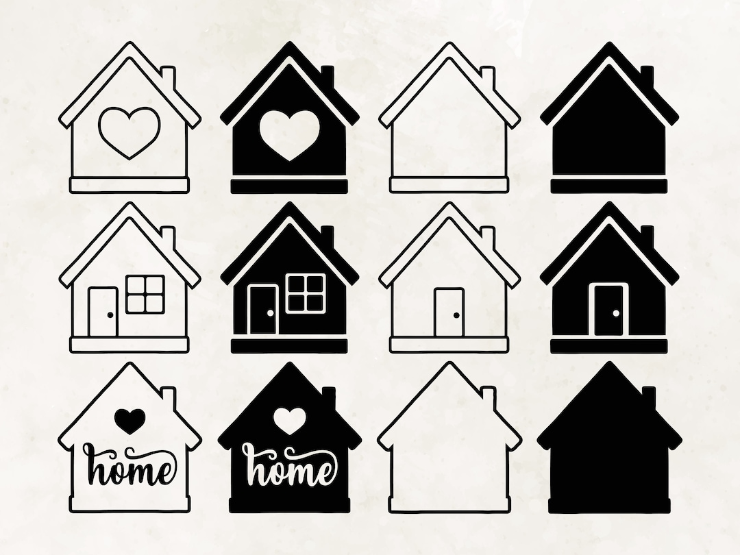 House Svg| House Clipart| House Png| House Vector| House Clip Art ...