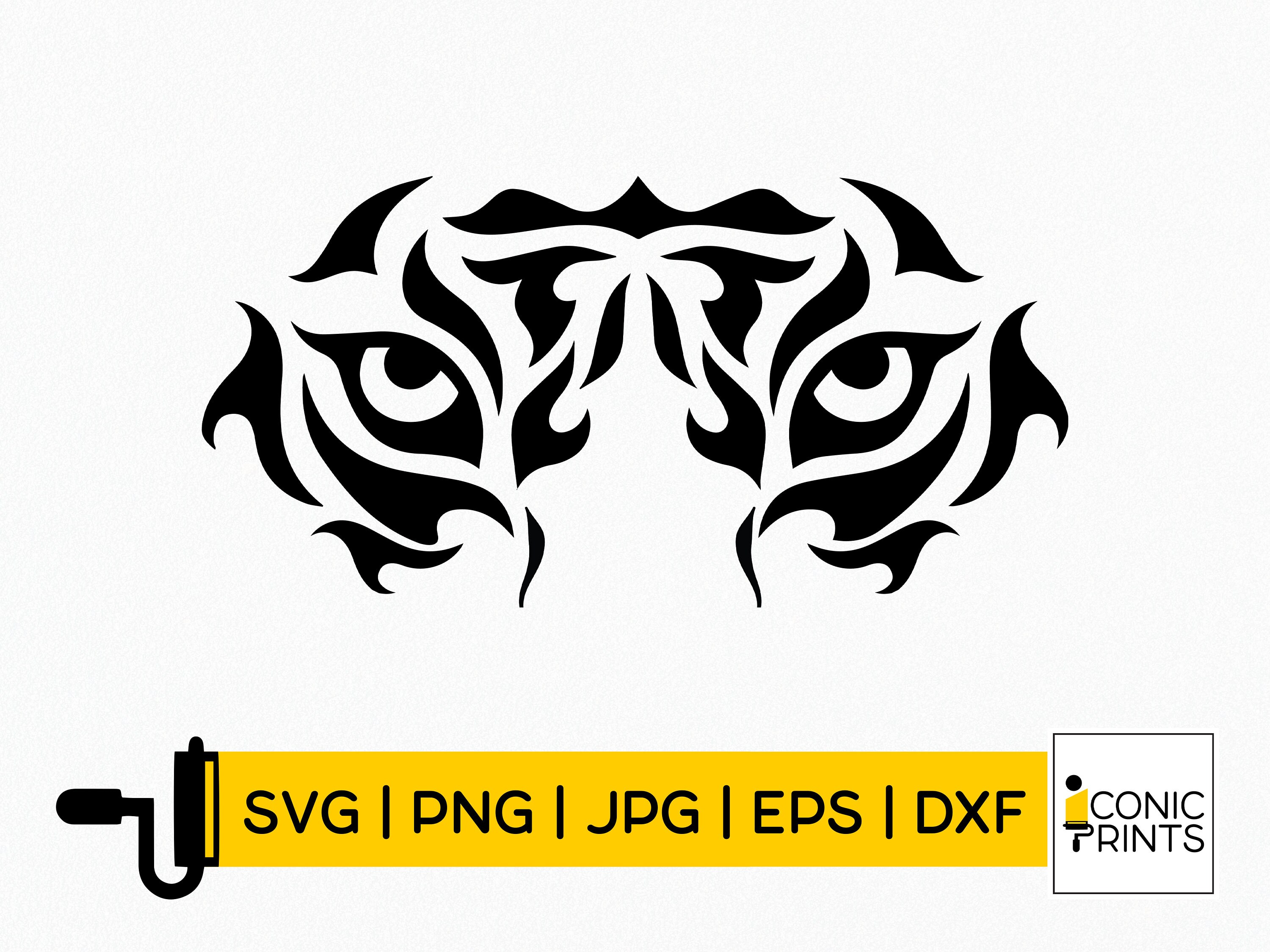 Tiger Face Svg |tiger Eyes Svg | Tiger Head Png | Tiger Eyes Png ...