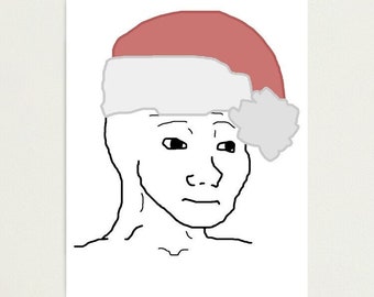 Buy Wojak Face Meme Template SVG PNG Cricut File Layered Cut Design for ...