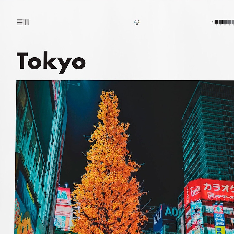 Tokyo Print Tokyo Poster Tokyo Wall Art Travel Poster - Etsy