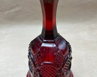 Bell 1876 Avon Cape Cod Ruby Red Glass Vintage - Etsy