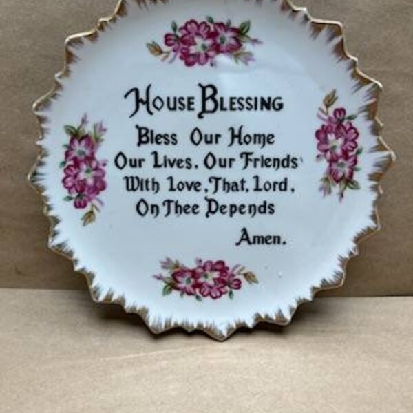 House Blessing Plate - Etsy