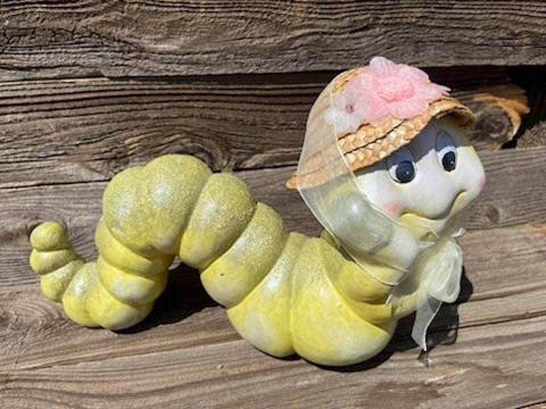 Library Book Worm Figurine - Etsy