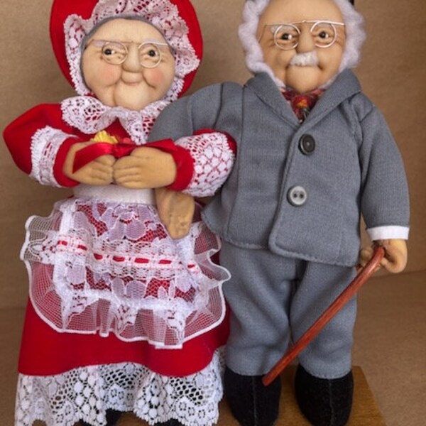 Grandpa and Grandma Dolls - Etsy