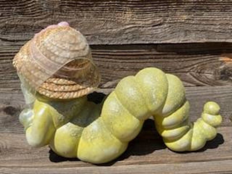 Library Book Worm Figurine - Etsy