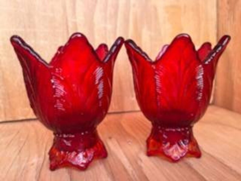 Vintage Fenton Double Sided Candle Holder - Etsy