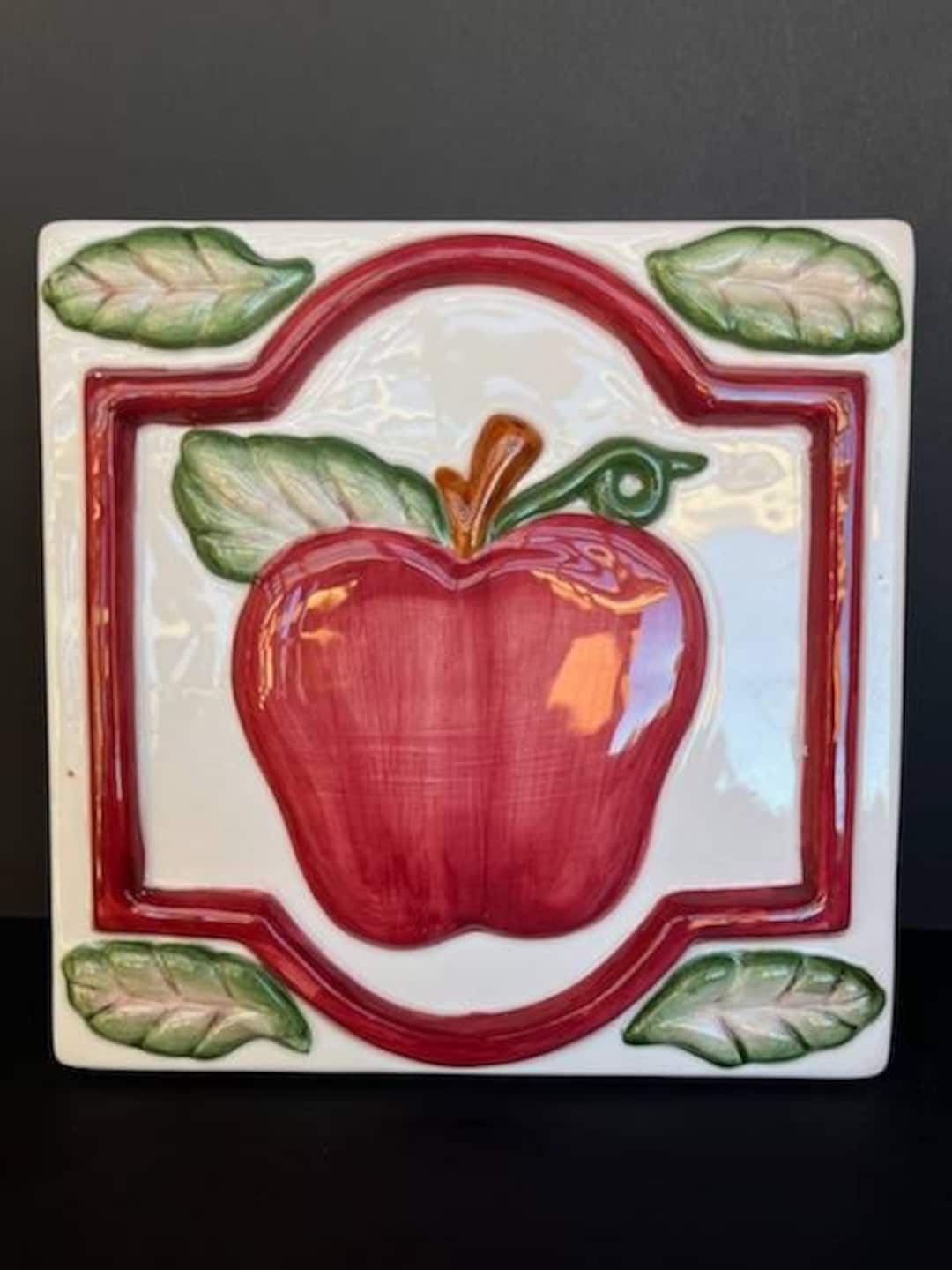 Treasure Craft Apple Tile - Etsy