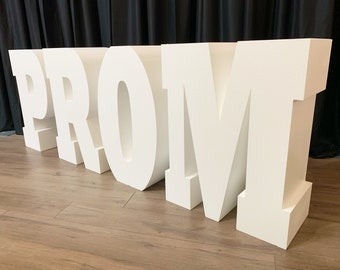 30 Tall and 8 Deep Table Base Custom Numbers Foam Letters Birthday ...